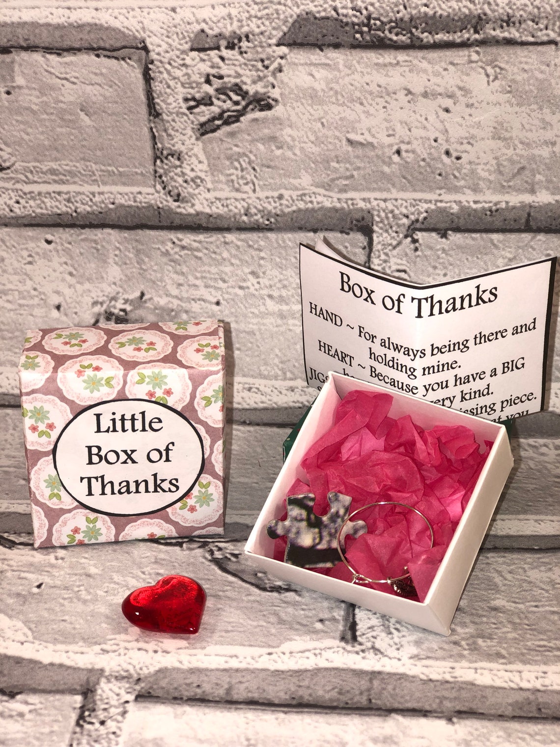Little Box of Thanks Handmade Gift Thank You Gift - Etsy UK
