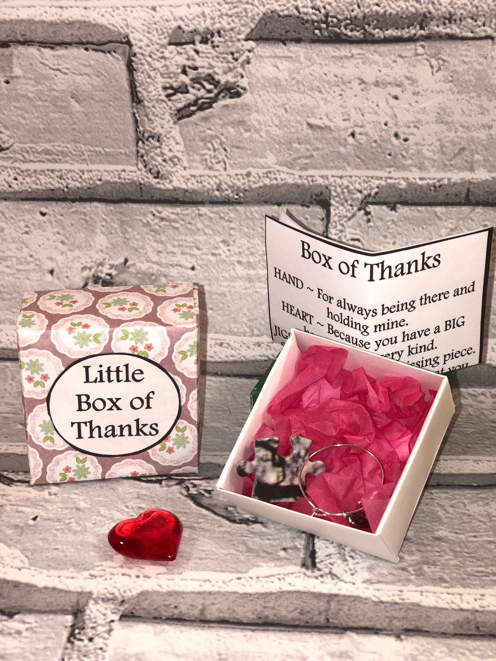 Little Box of Thanks Handmade Gift Thank You Gift - Etsy UK