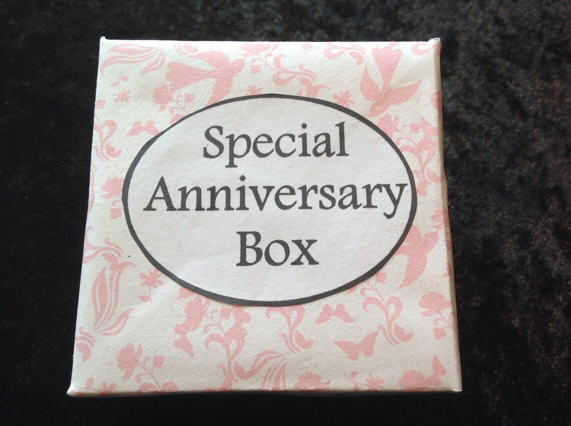 Special Anniversary Box Handmade Unique Gift. Wedding - Etsy UK