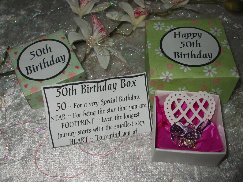 50th Birthday Box Handmade, Unique Gift. Special Birthday, Coming of ...