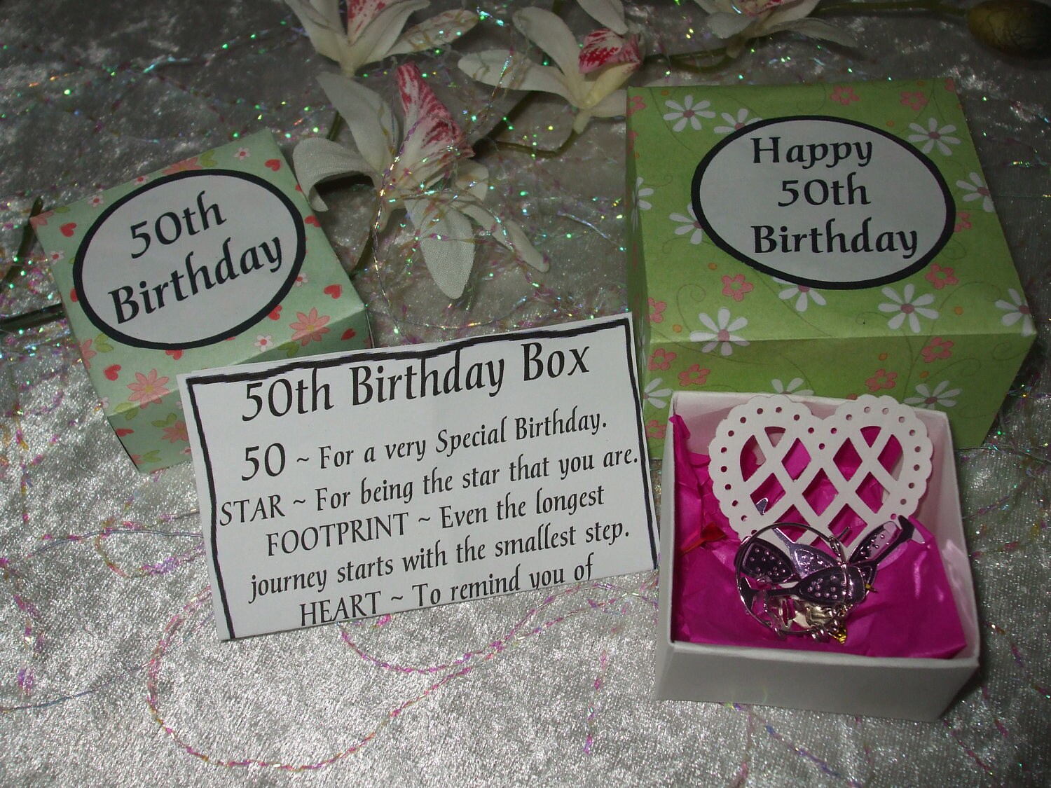 50th Birthday Box Handmade, Unique Gift. Special Birthday, Coming of ...