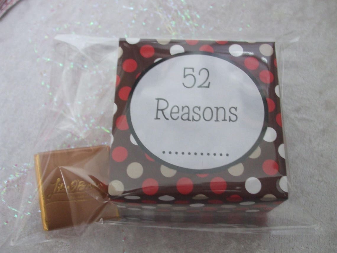 52 Reasons or 1 Year of 52 Blank Cards Make Your Own Pick - Etsy