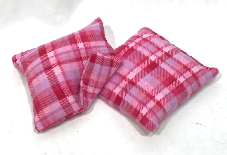 Pink Plaid Mini Rice Bags Reusable Rice Packs Flannel Hand | Etsy