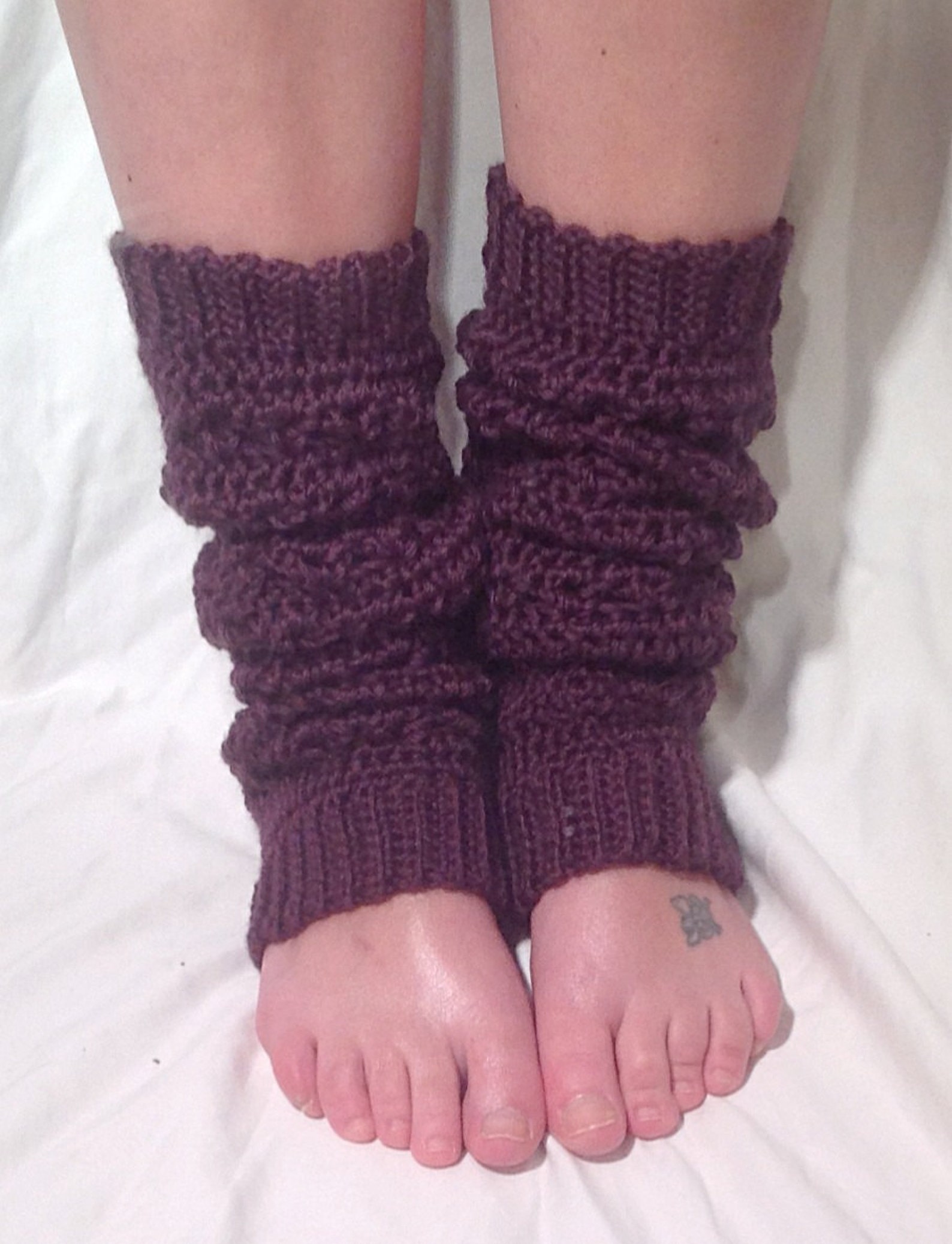 Crochet Pattern - Lace Stitch Crochet Leg Warmer - Etsy