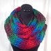 Rainbow Brioche Infinity Knit Scarf - Etsy