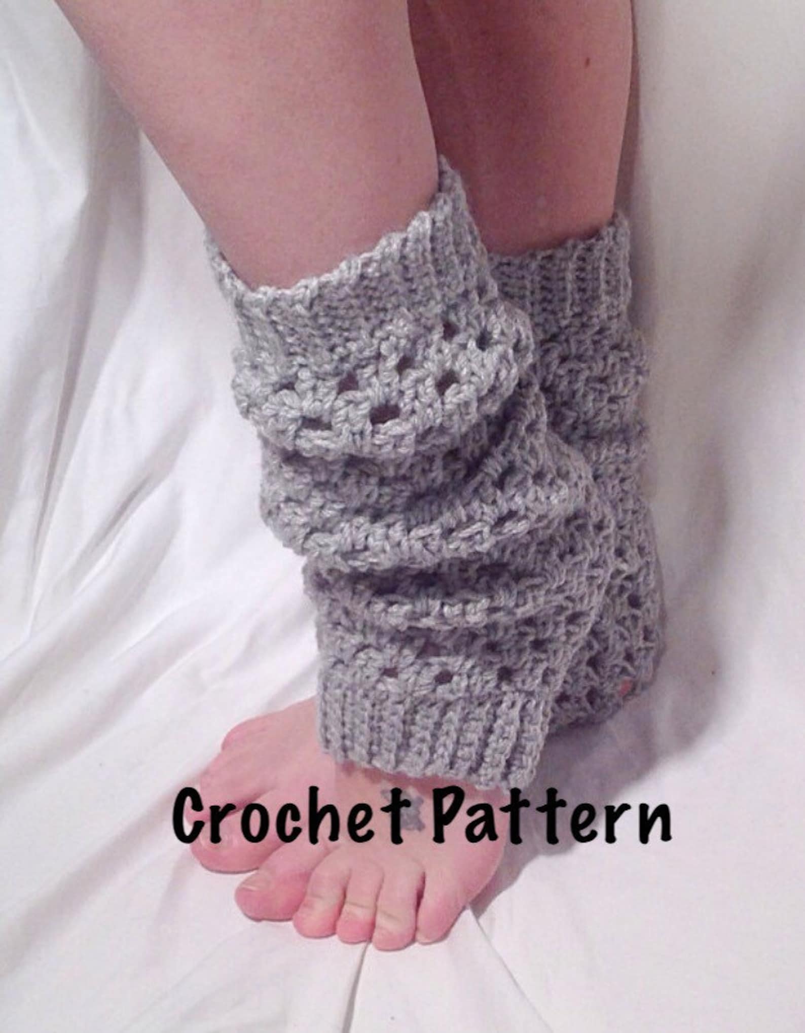 Crochet Pattern - Open Stitch Crochet Leg Warmer - Etsy