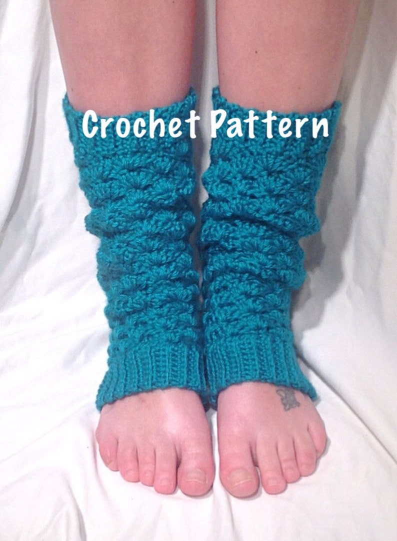 Crochet Pattern - Shell Stitch Crochet Leg Warmer - Etsy
