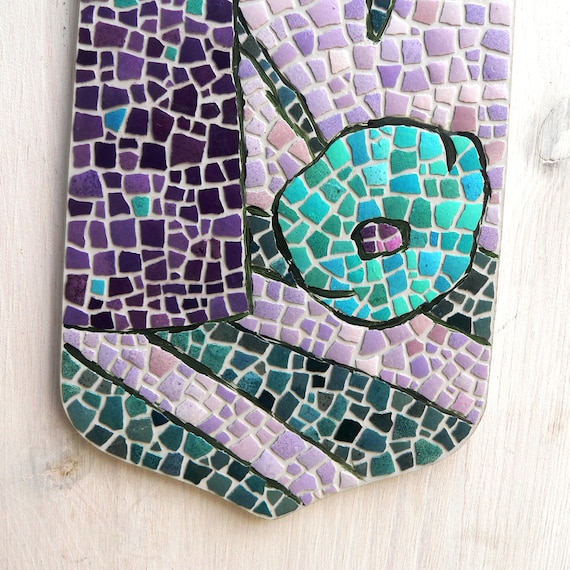 Eggshell Mosaic Mixed Media