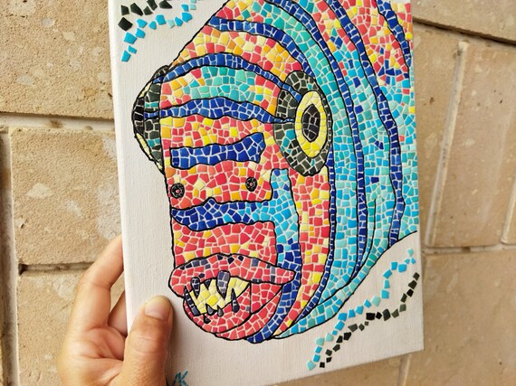 Eggshell Mosaic Mixed Media