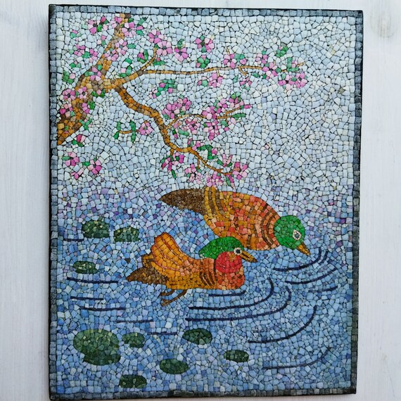 Mixed Media & Collage Wall Art Unique Handcrafted Egg Shell Mosaic On ...