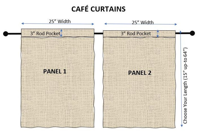 Calder Abstract Leaf Café Curtain. (set of 2 Panels).colors:teal, Lime ...