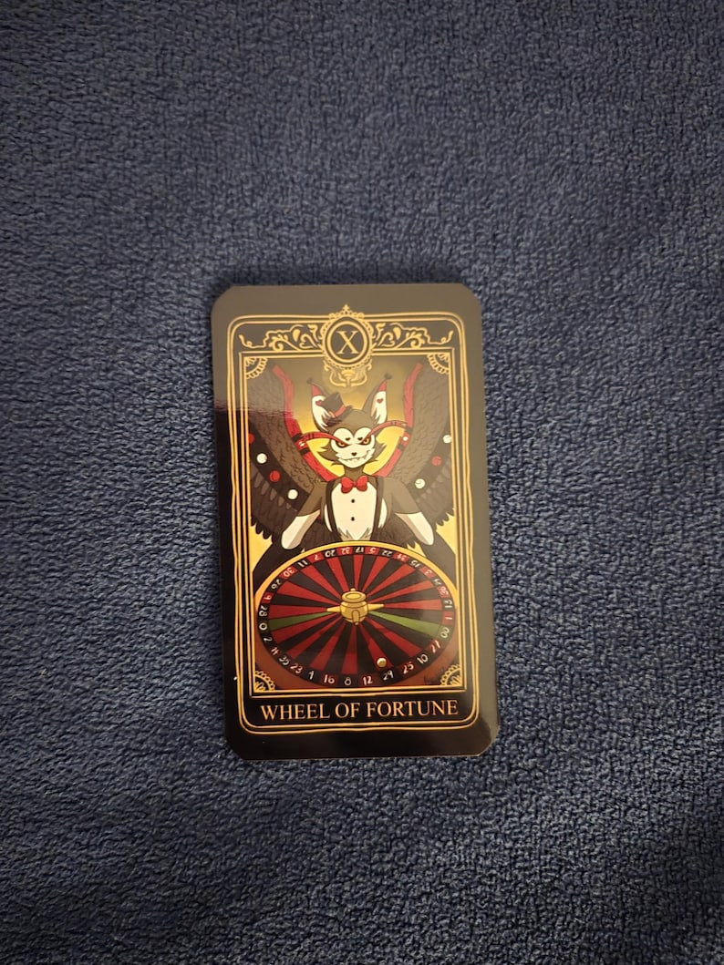 Hazbin Hotel Tarot Husk the Wheel of Fortune Card - Etsy