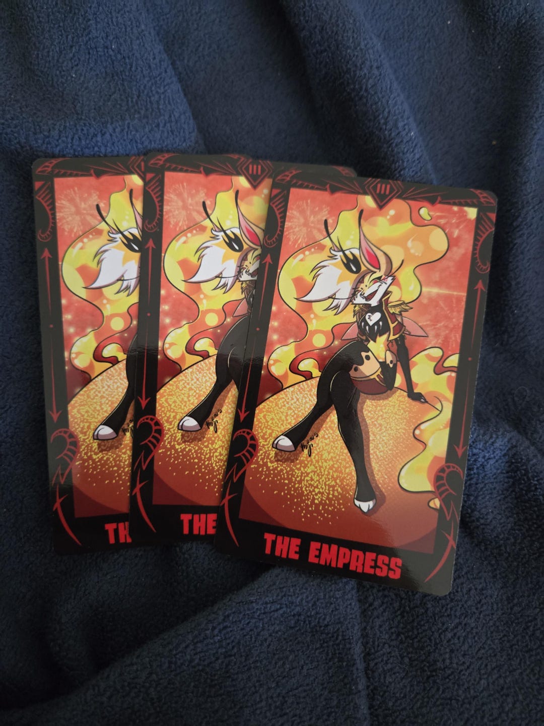 Helluva Boss Queen Bee the Empress Tarot Card - Etsy