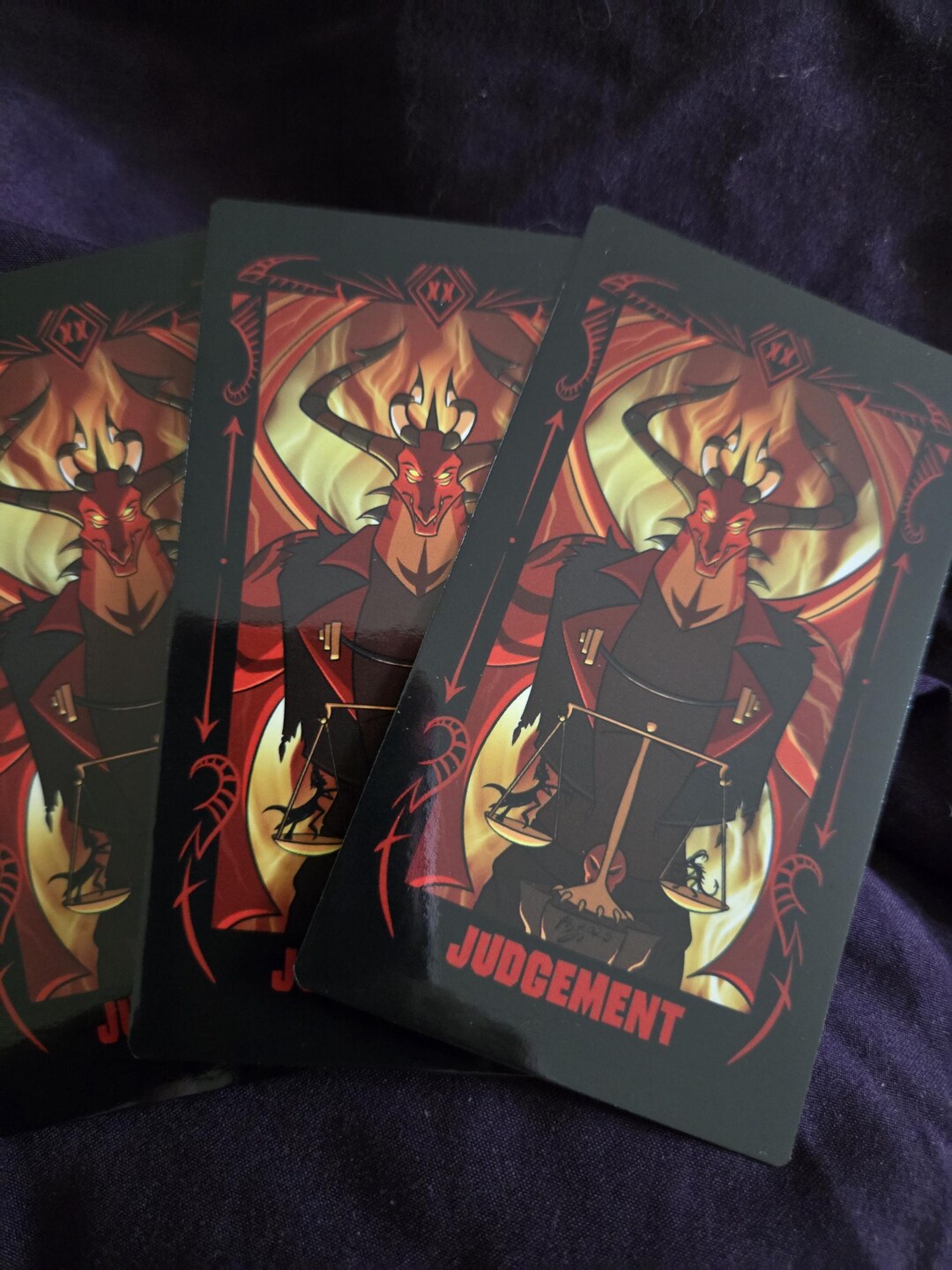 Helluva Boss Satan Judgement Tarot Card - Etsy