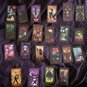 Helluva Boss Tarot Complete Major Arcana Set B Grade - Etsy
