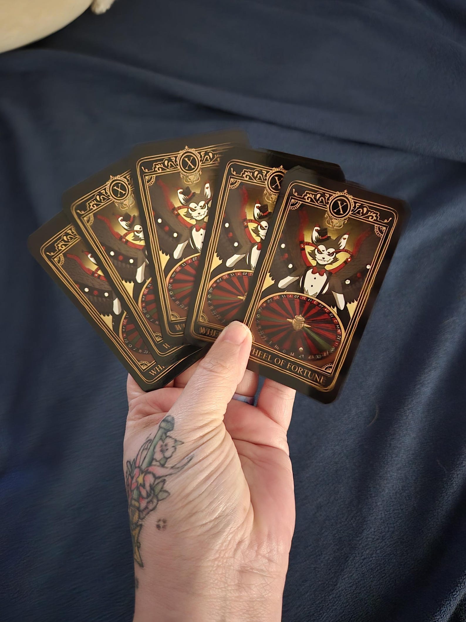 Hazbin Hotel Tarot Husk the Wheel of Fortune Card - Etsy