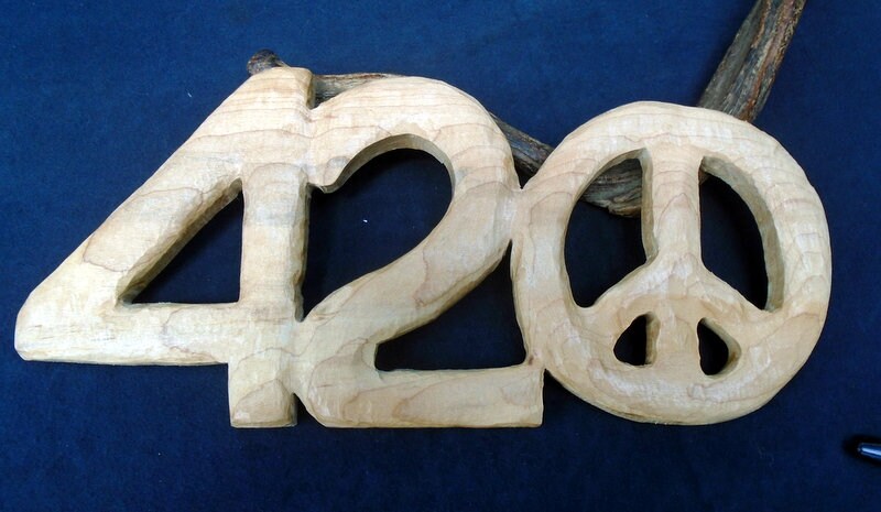 420 Carved Wood Peace Sign. Peace Symbol - Etsy