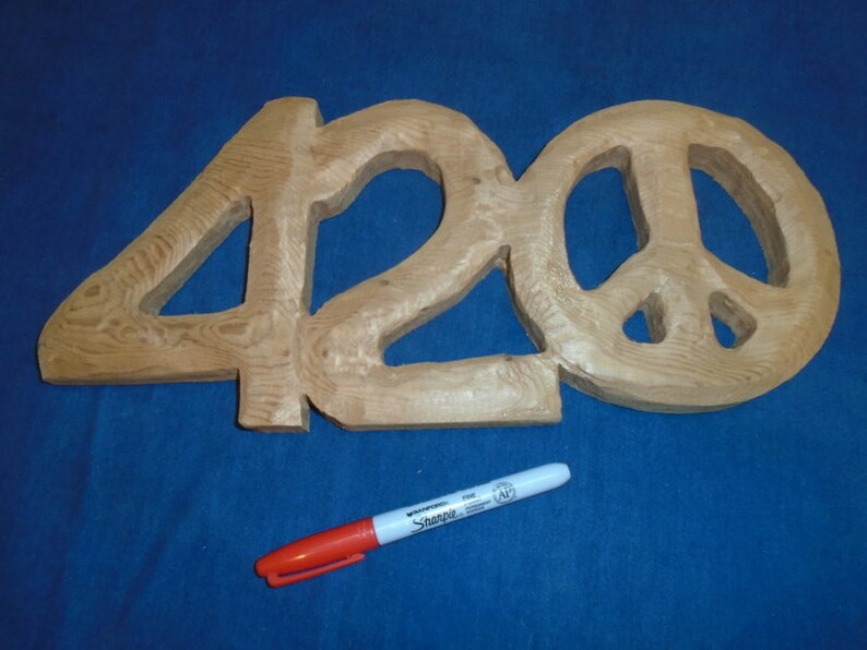 420 Carved Wood Peace Sign. Peace Symbol Wall Art. - Etsy
