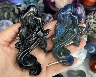 Obsidian Mermaid - Etsy