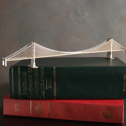 Miniature Golden Gate Bridge Model Kit With Laser Cut Parts - Etsy