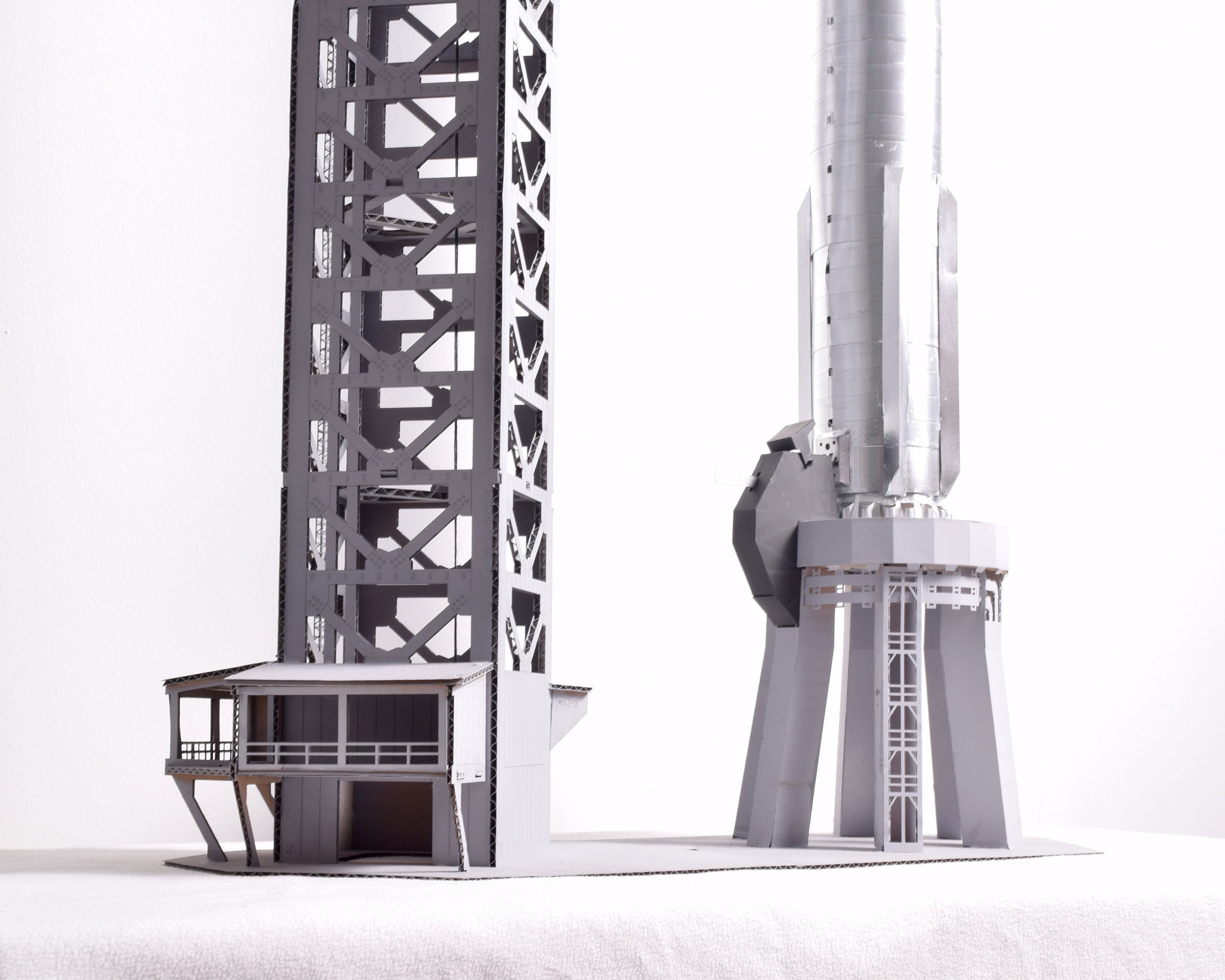 Starship Model Kit for Laser Cutter Space X - Digital Download, Made ...