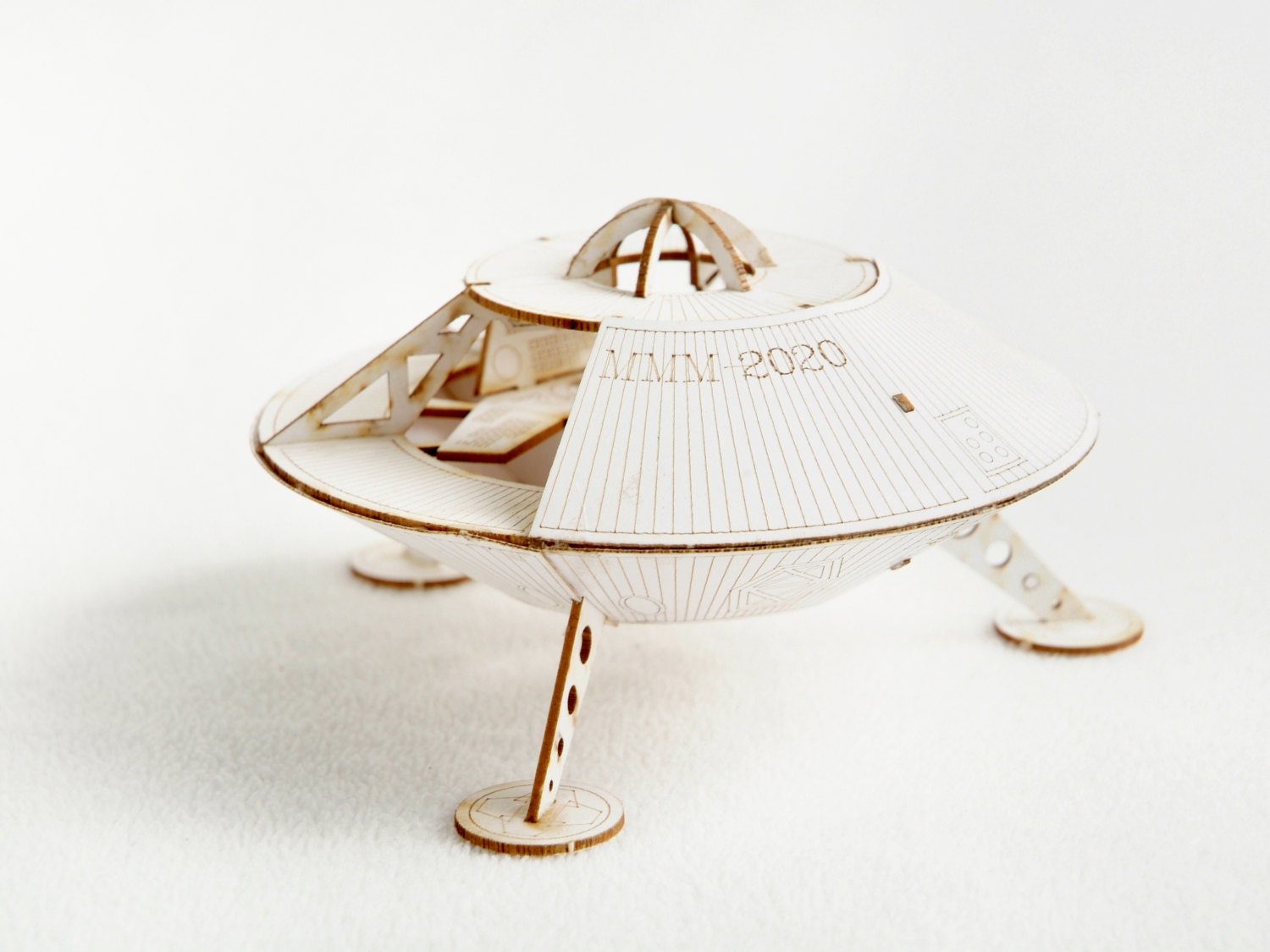 Miniature Space Ship Model Kit of the Mars Lander Laser Cut - Etsy ...
