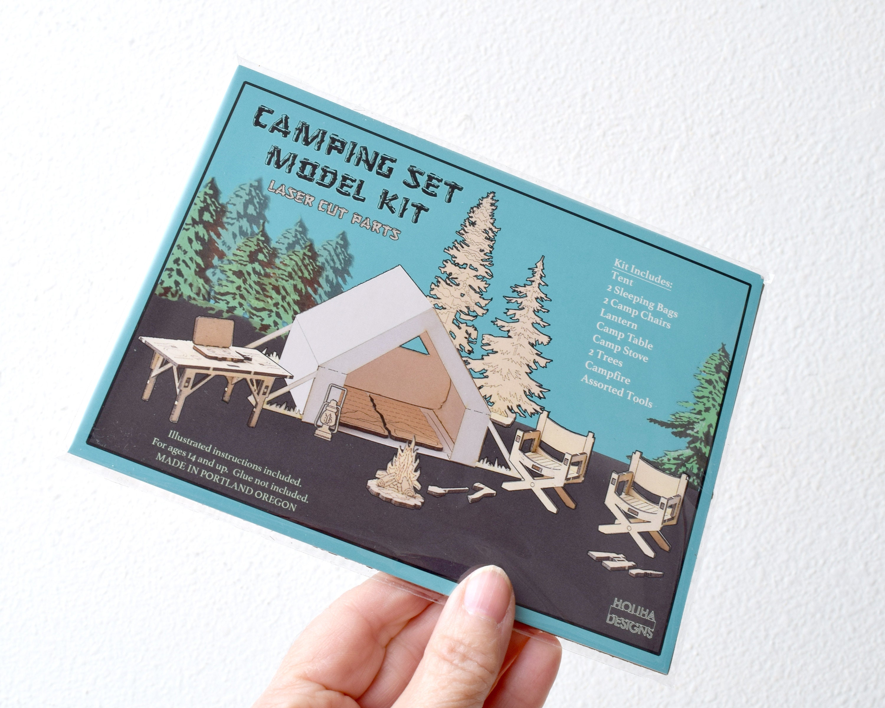 Camping Set Model Kit Miniature Tent Forest the Great | Etsy UK