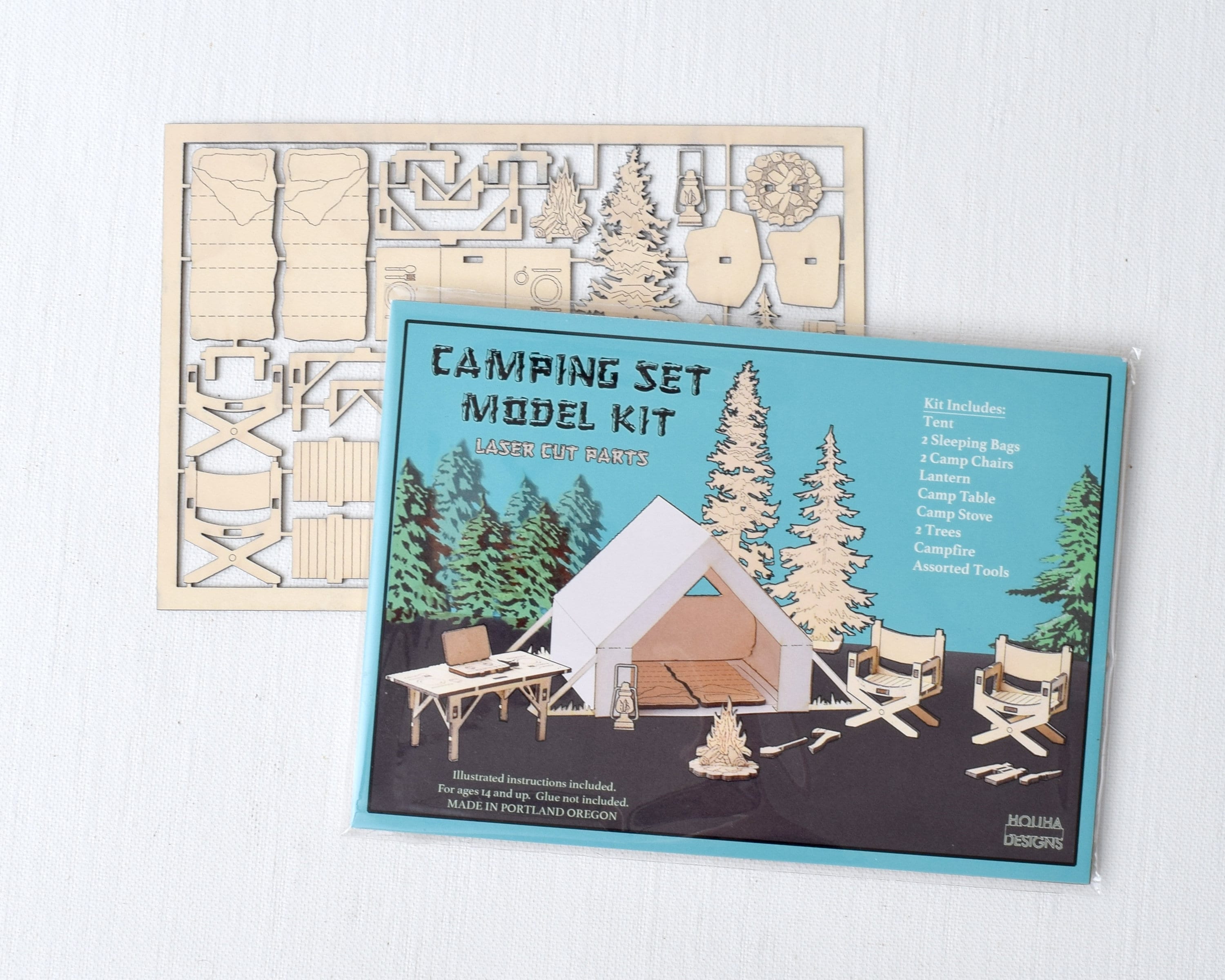 Camping Set Model Kit Miniature Tent Forest the Great - Etsy UK