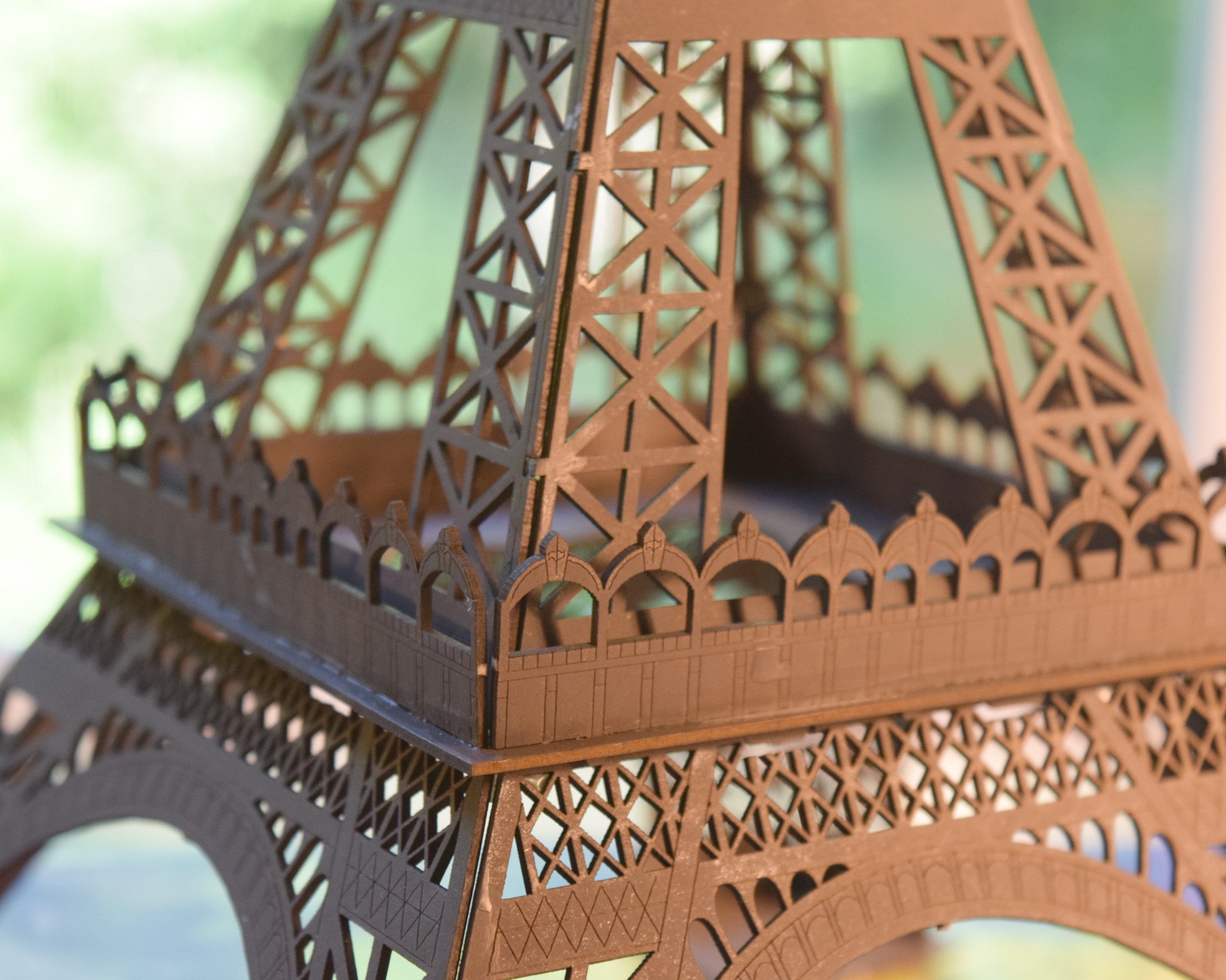 Eiffel Tower Model Kit Paris France Landmark Laser Cut | Etsy