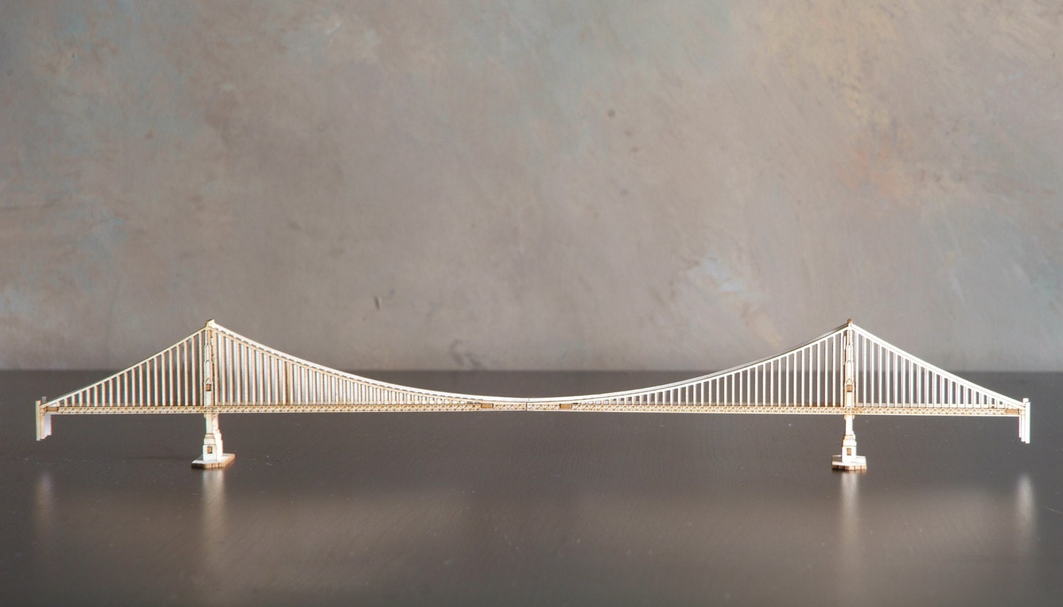 Miniature Golden Gate Bridge Model Kit With Laser Cut Parts, San ...