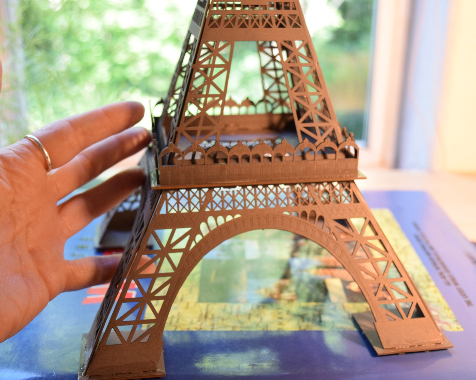 Eiffel Tower Model Kit, Paris France Landmark, 16" Tall, Fun to Build ...