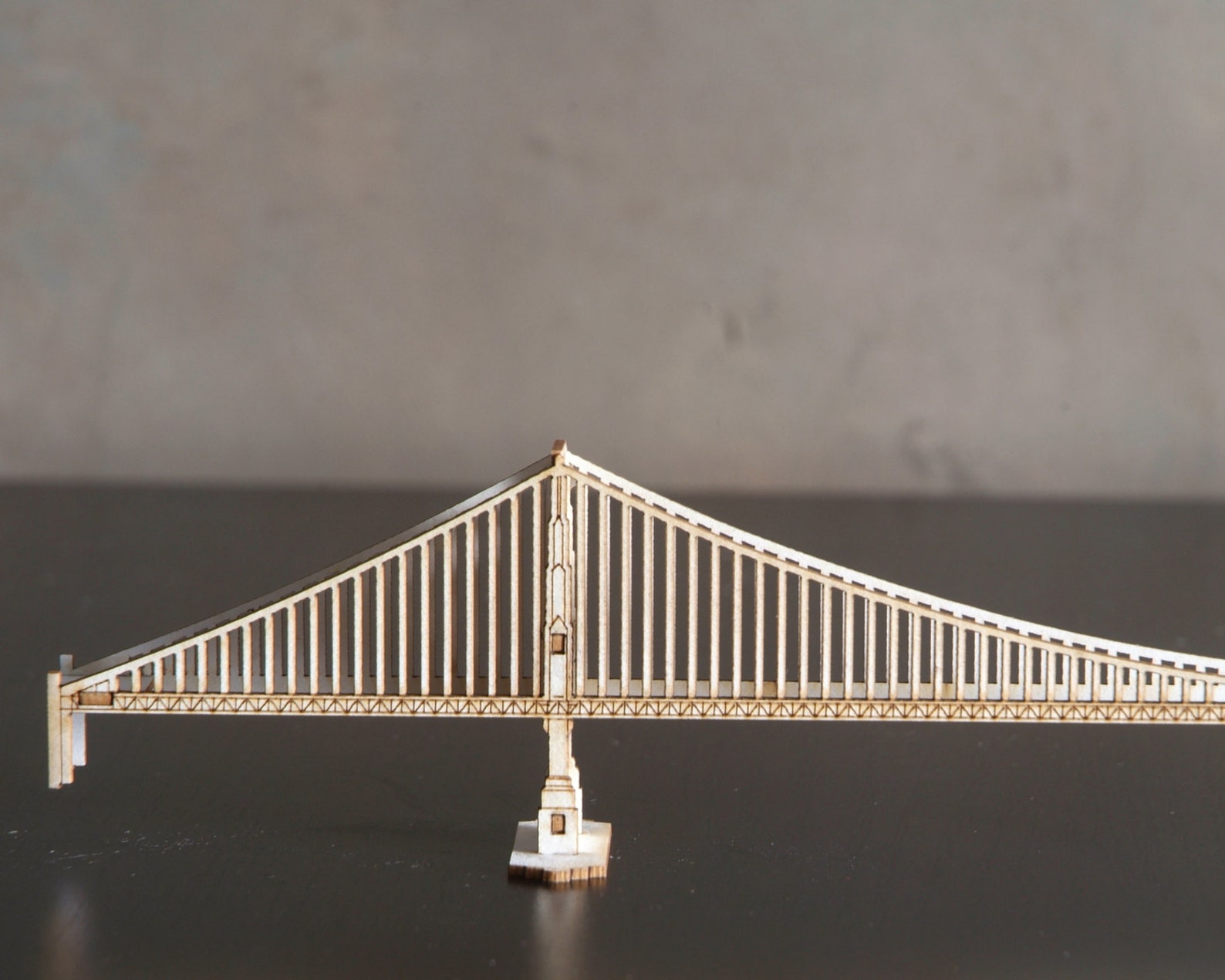Miniature Golden Gate Bridge Model Kit With Laser Cut Parts, San ...