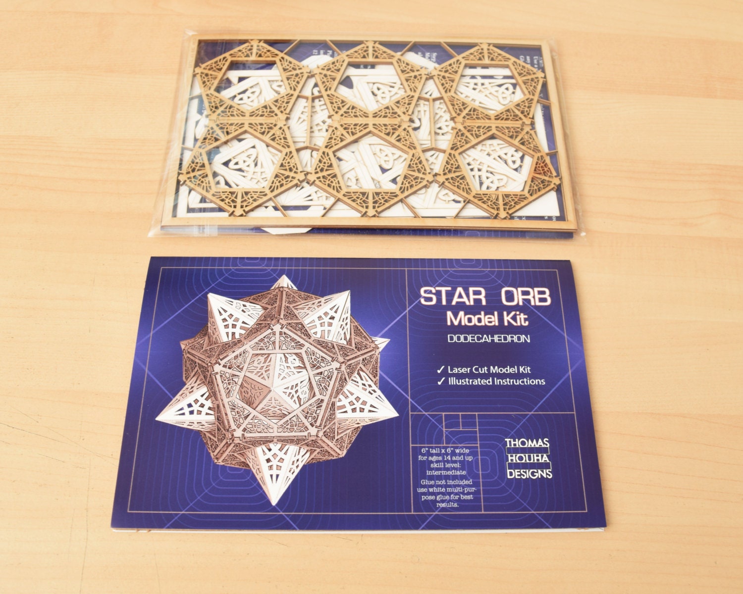 Sacred Geometry Model Kit Makes one Star Orb Dodecahedron | Etsy