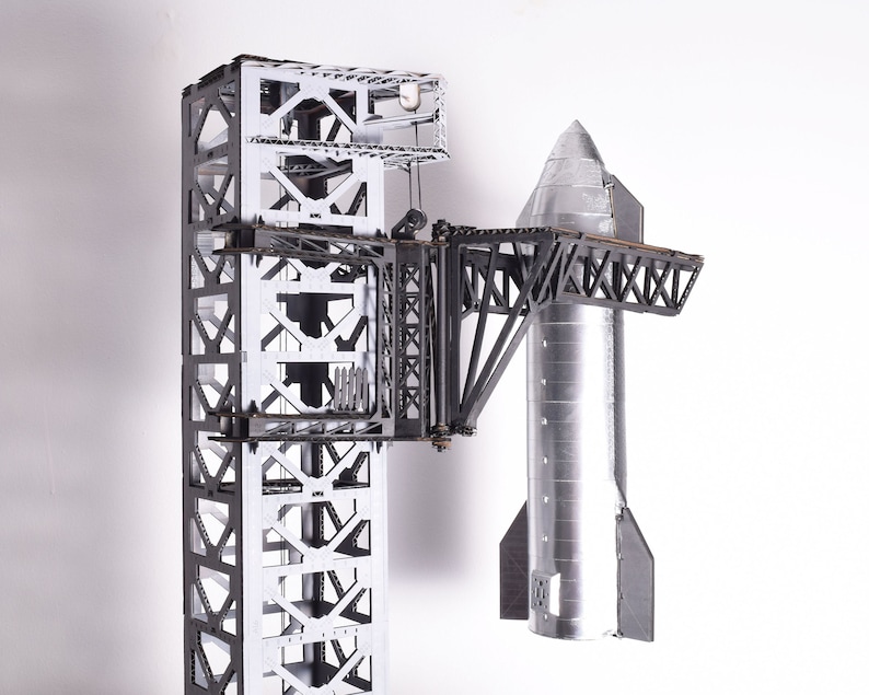 Starship Model Kit for Laser Cutter Space X - Digital Download, Made ...
