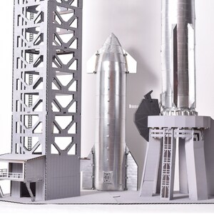 Starship Model Kit for Laser Cutter Space X - Digital Download, Made ...