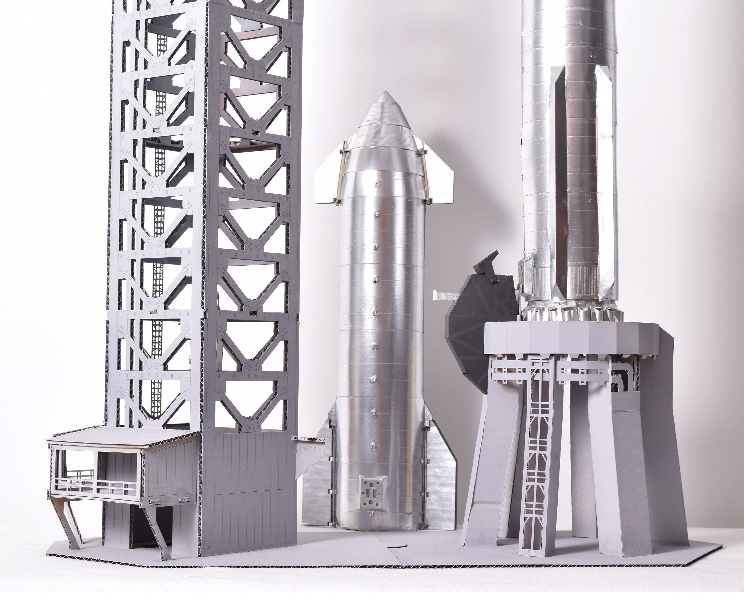 Starship Model Kit for Laser Cutter Space X - Digital Download, Made ...
