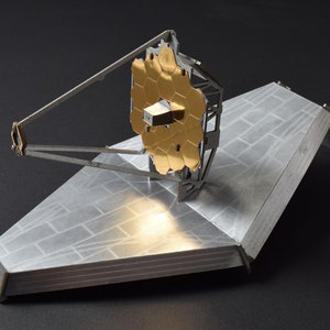 James Webb Space Telescope Model Kit - Laser Cut, Illustrated ...
