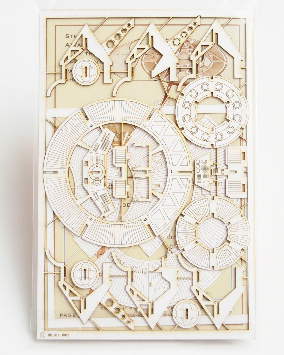 Miniature Space Ship Model Kit of the Mars Lander Laser Cut - Etsy ...