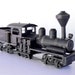 Train Model Kit, Shay Steam Locomotive, 12" Long X 5.5" Tall, DIY ...