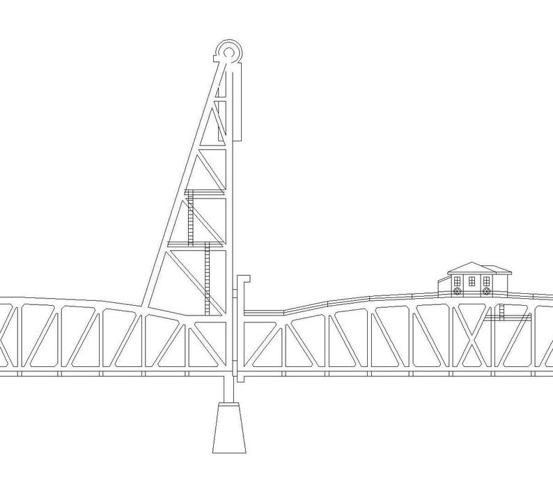Portland Bridges Laser Cut Files, 2D Designs (digital Download) - Etsy