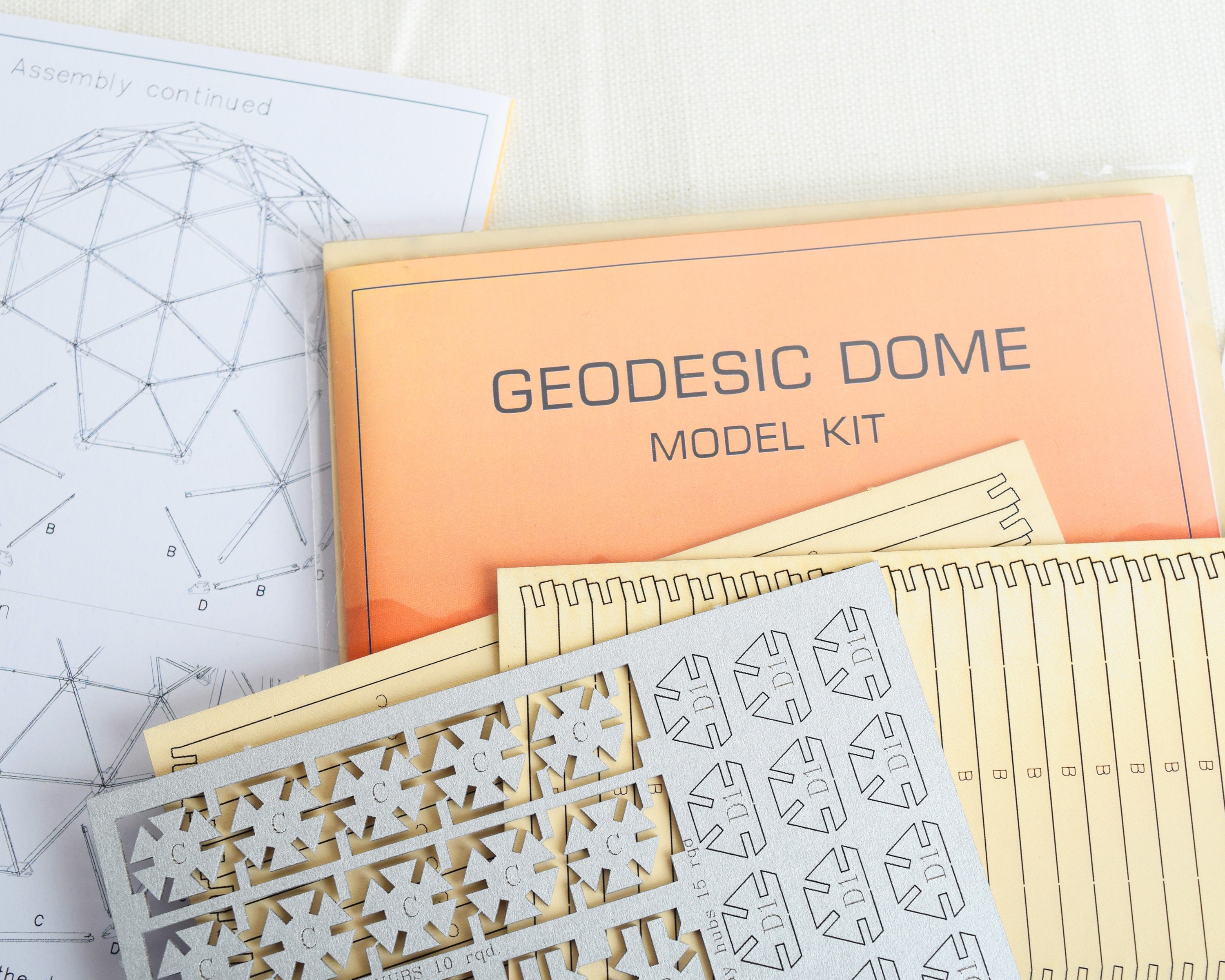 Geodesic Dome Model Kit, 13" Diameter, 3-frequency Icosahedron - Etsy