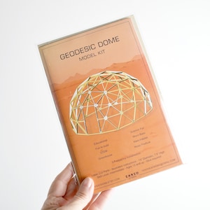 Geodesic Dome Model Kit, 13" Diameter, 3-frequency Icosahedron - Etsy