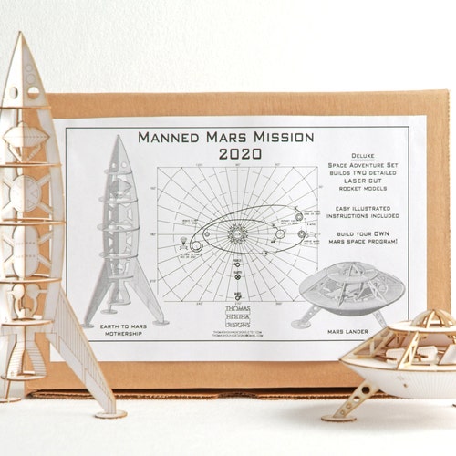 Deluxe Space Adventure Model Kit With Rocket and Lander DIY | Etsy