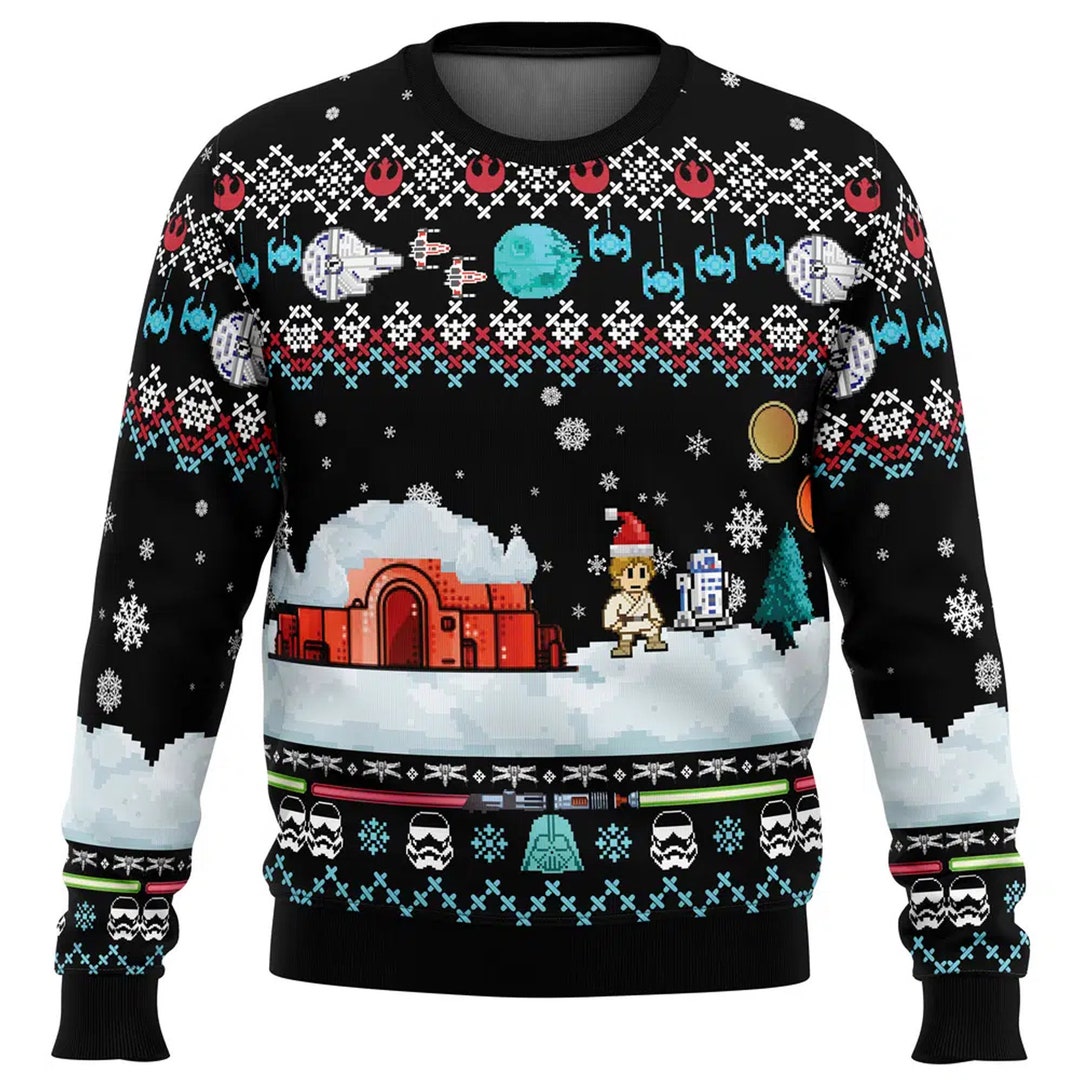 A New Christmas Star Wars Ugly Sweater Star Wars Ugly - Etsy