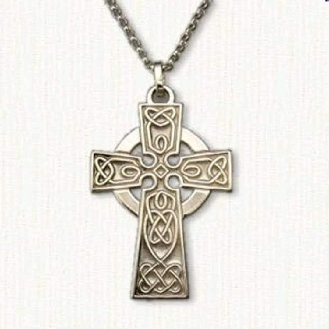 Celtic Three Point Knot Cross With Halo / Frame - 4 Size Options ...