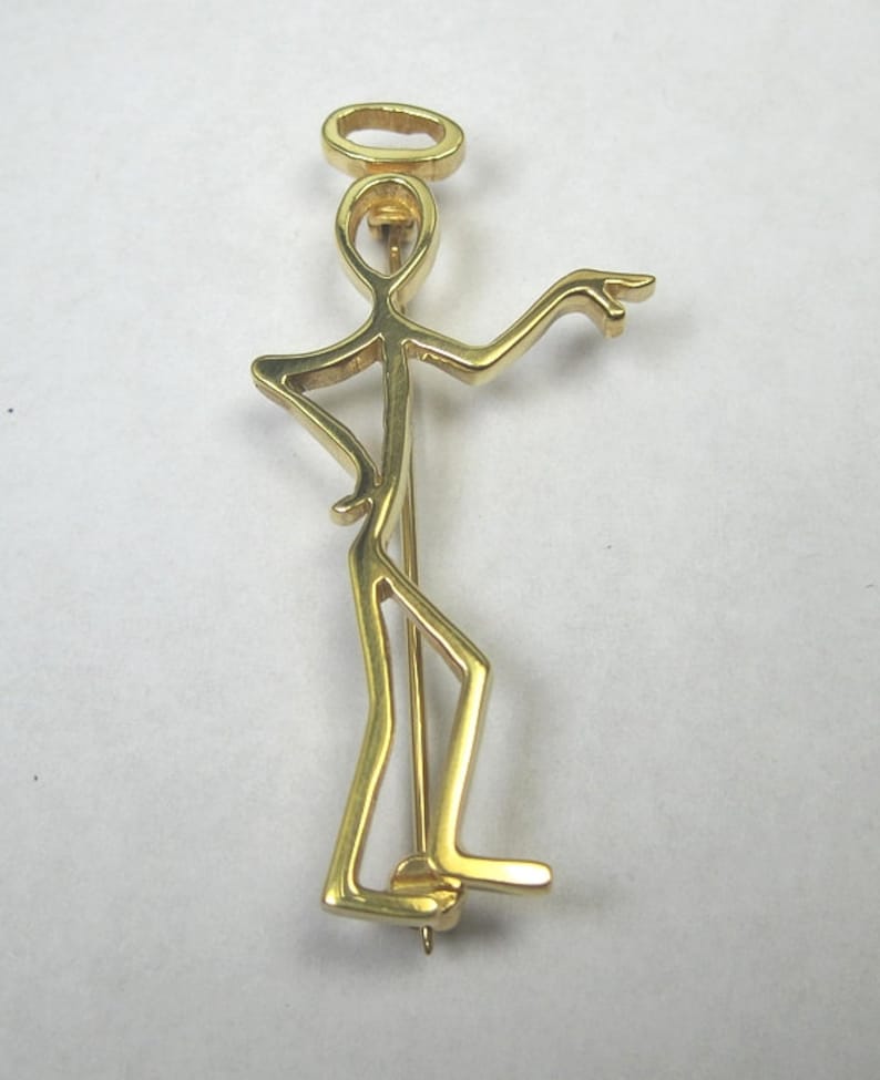 Large Saint Pin or Pendant (chain Not Included) - 1 3/4 Inches Tall (# ...