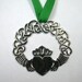 Celtic Claddagh Wreath Ornament: 2 1/4" X 2 1/4" - Comes in Velveteen ...