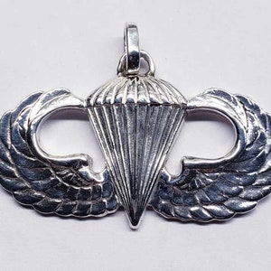 Large Jump Wings / Parachutist Pendant or Necklace - USAF ( #SL05210 ...