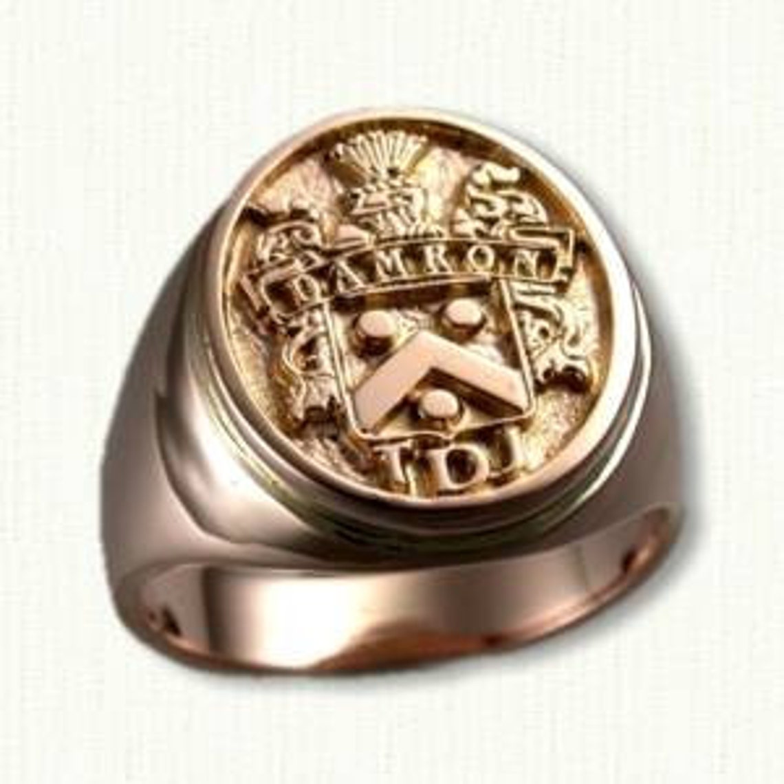 Custom Family Crest Signet Ring (#2567) - Design Your Own Unique Ring ...