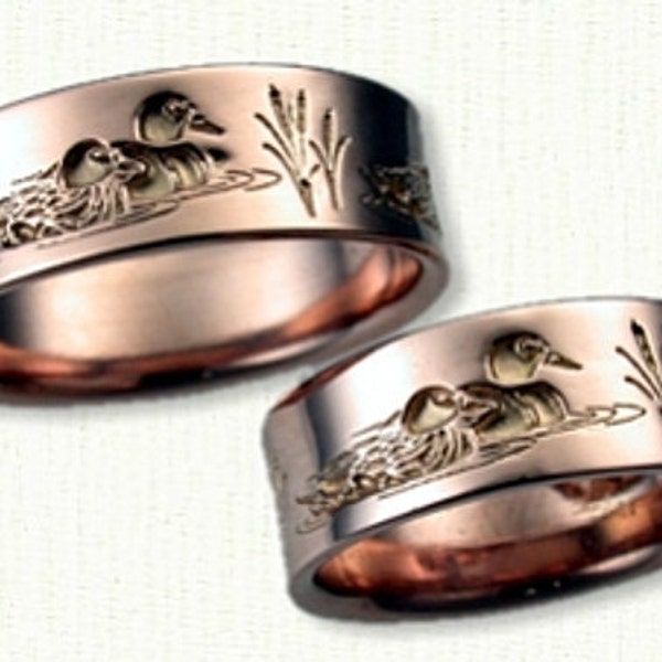 Duck Band Ring - Etsy